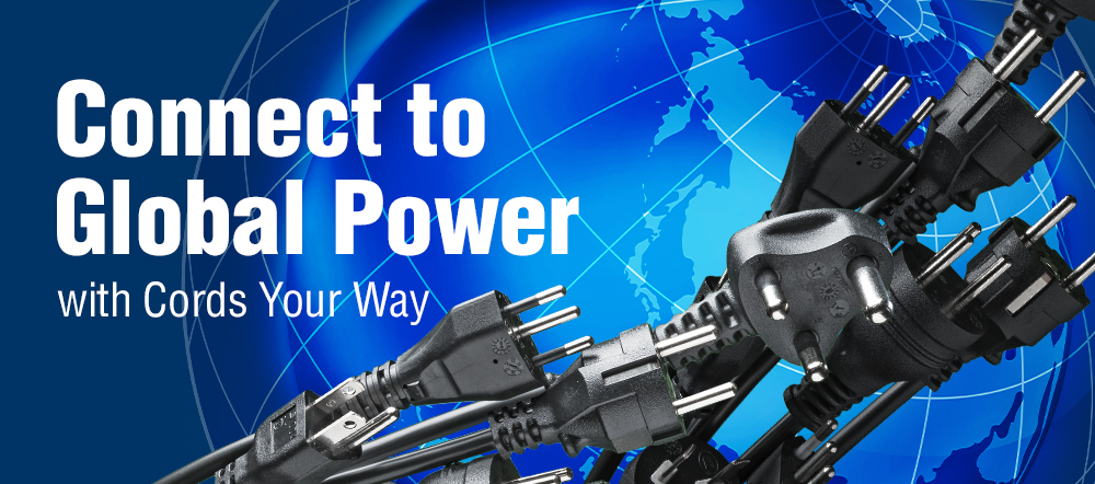 connect to global power with north american and international cords ...